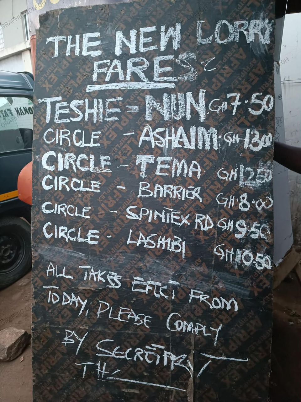 GPRTU Transport Fares » Ghana Insider GPRTU Transport Fares » Ghana Insider